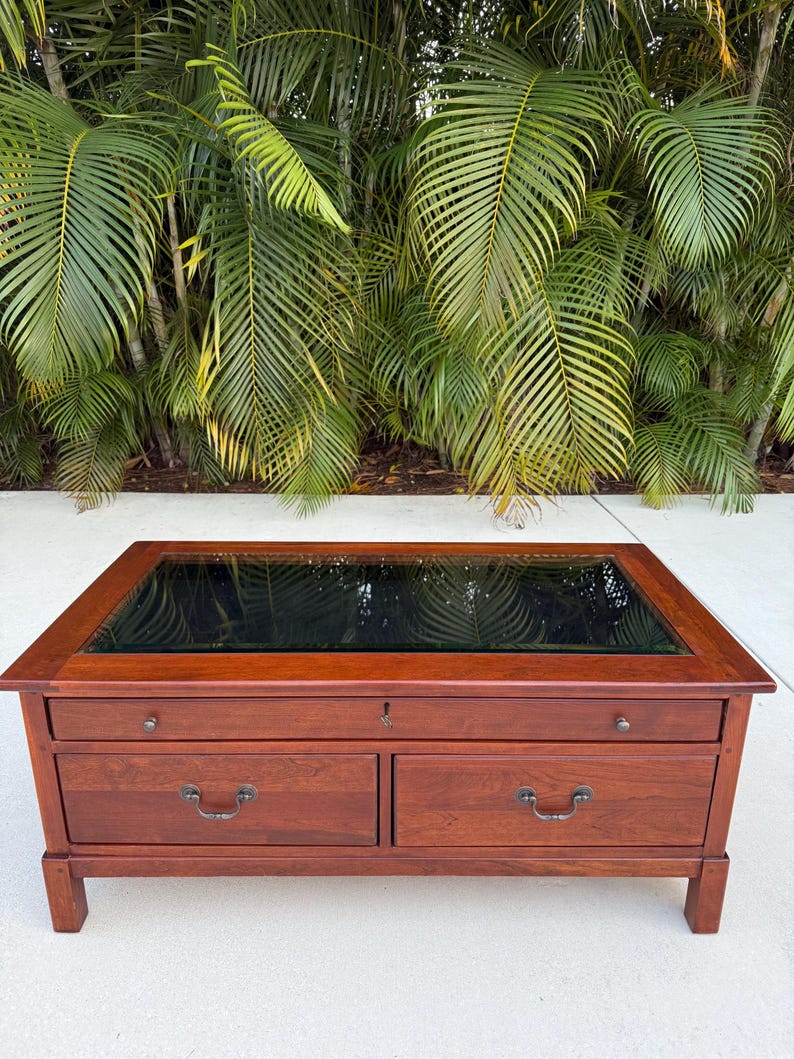 Bob Timberlake Lexington Furniture Glass Top Display Coffee Table - Etsy