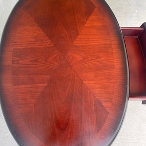 Bombay Company Federal Style Side Entry Foyer Two- Tier Table - Etsy