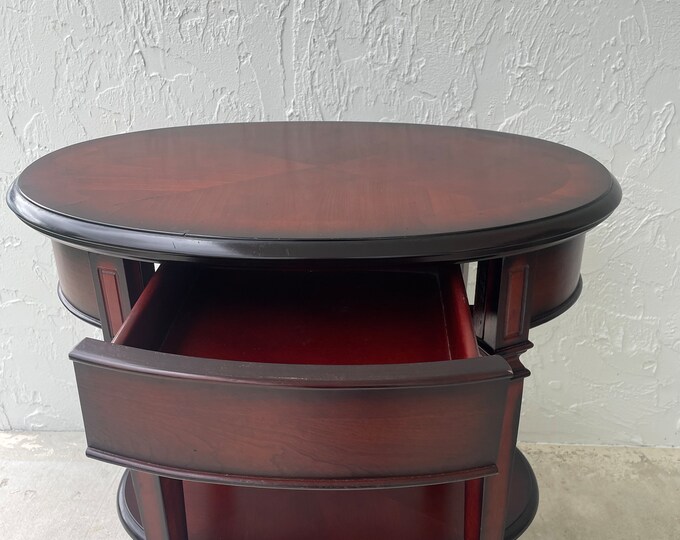 Bombay Company Federal Style Side Entry Foyer Two- Tier Table - Etsy