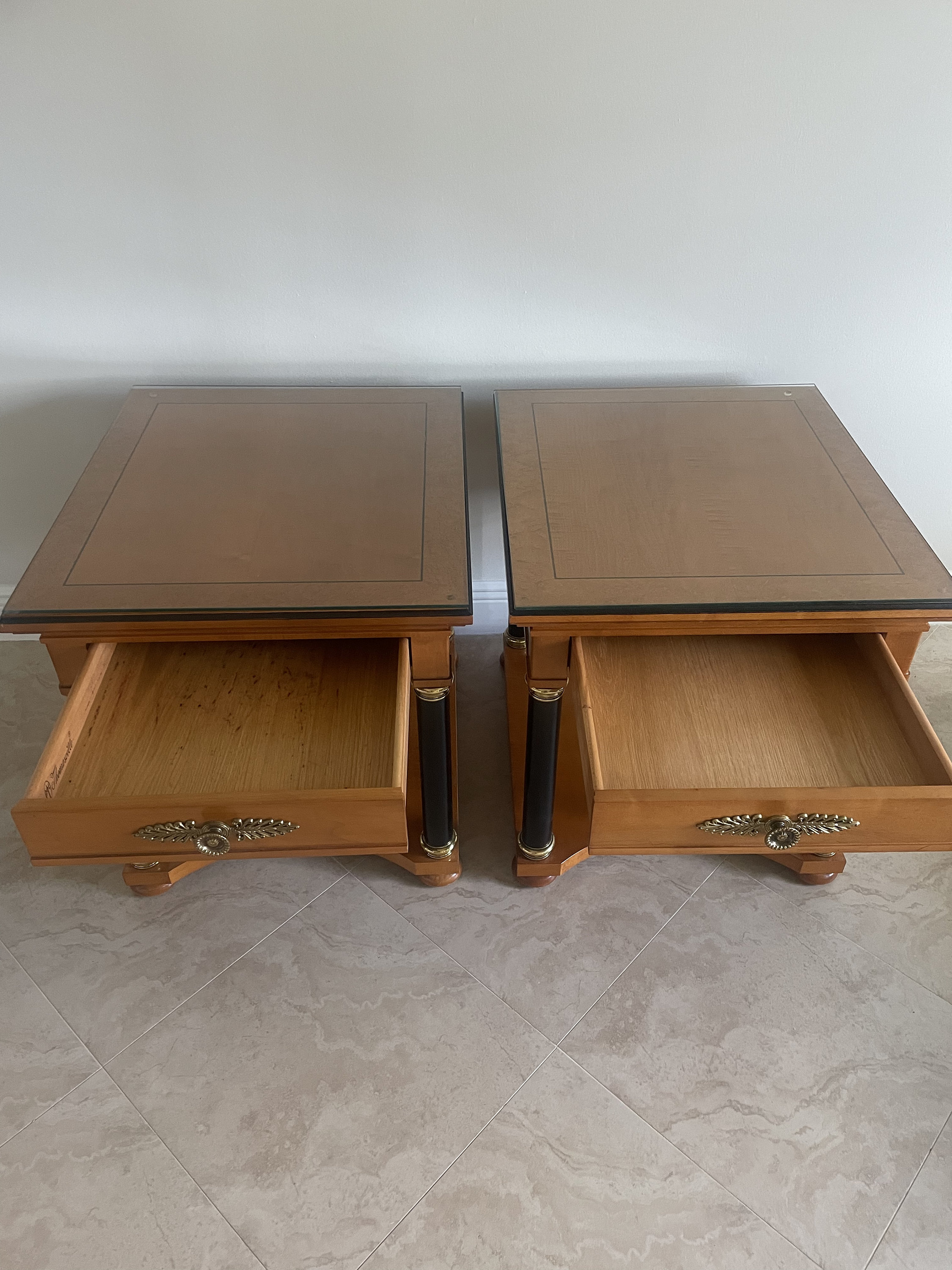 Thomasville Biedermeier Side End Table, Nightstand - Etsy