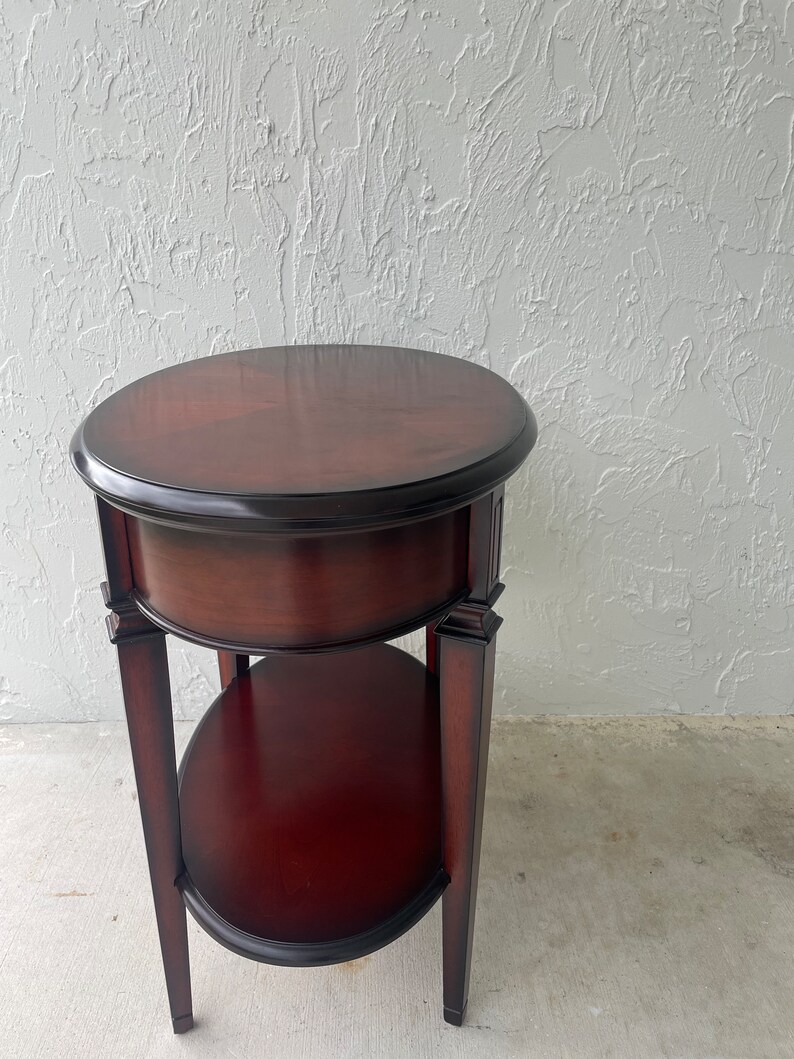 Bombay Company Federal Style Side Entry Foyer Two- Tier Table - Etsy