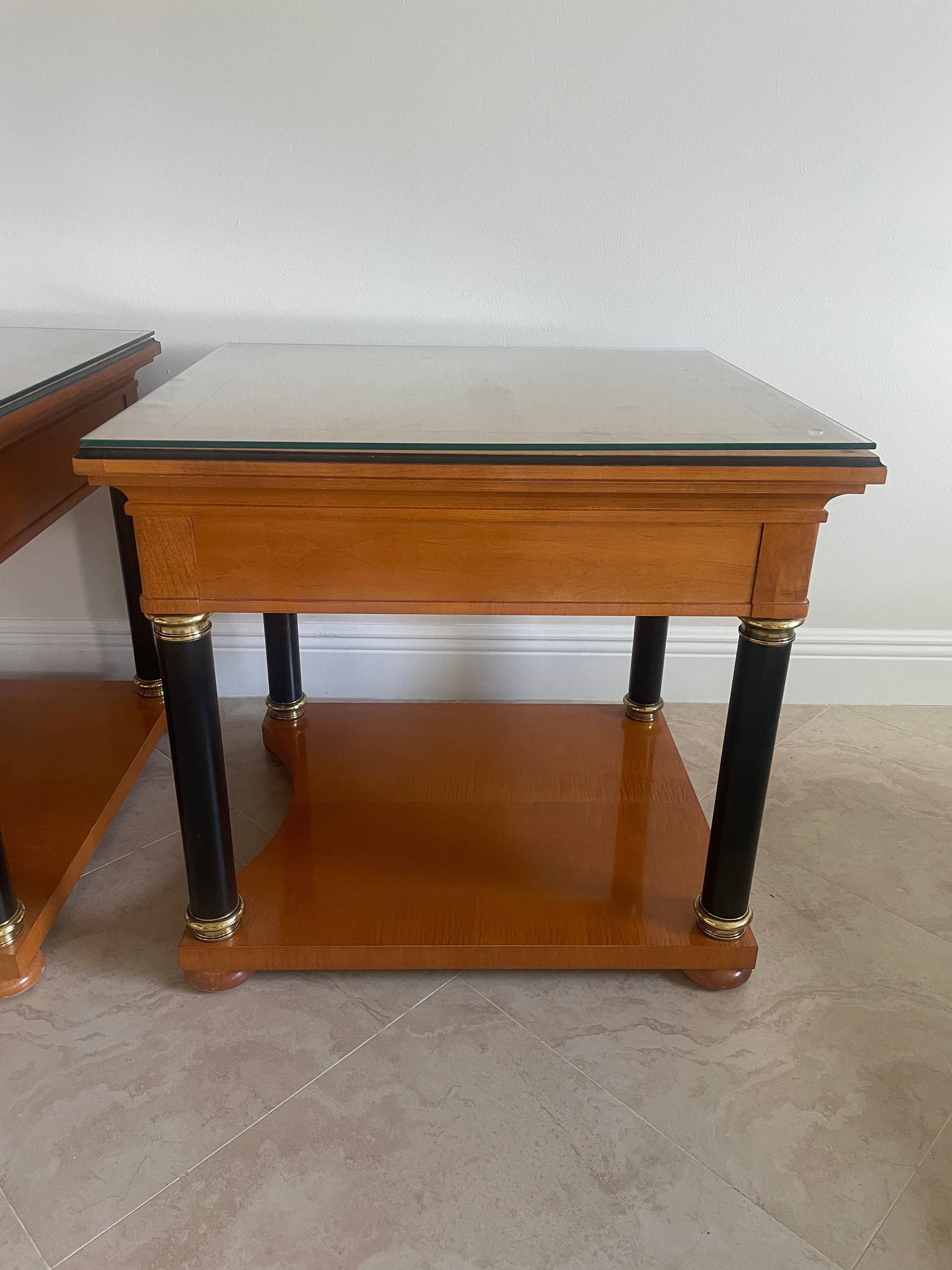 Thomasville Biedermeier Side End Table, Nightstand - Etsy