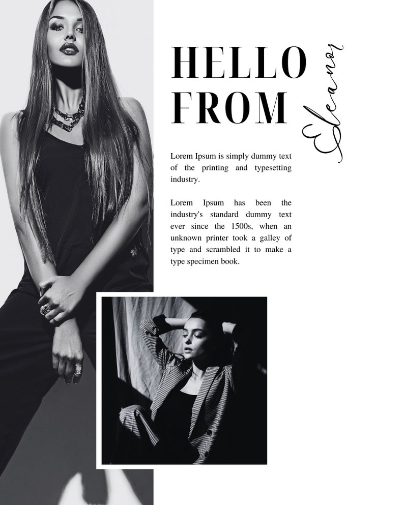 Editable Influencer Media Kit Template: Canva Design (digital Download ...