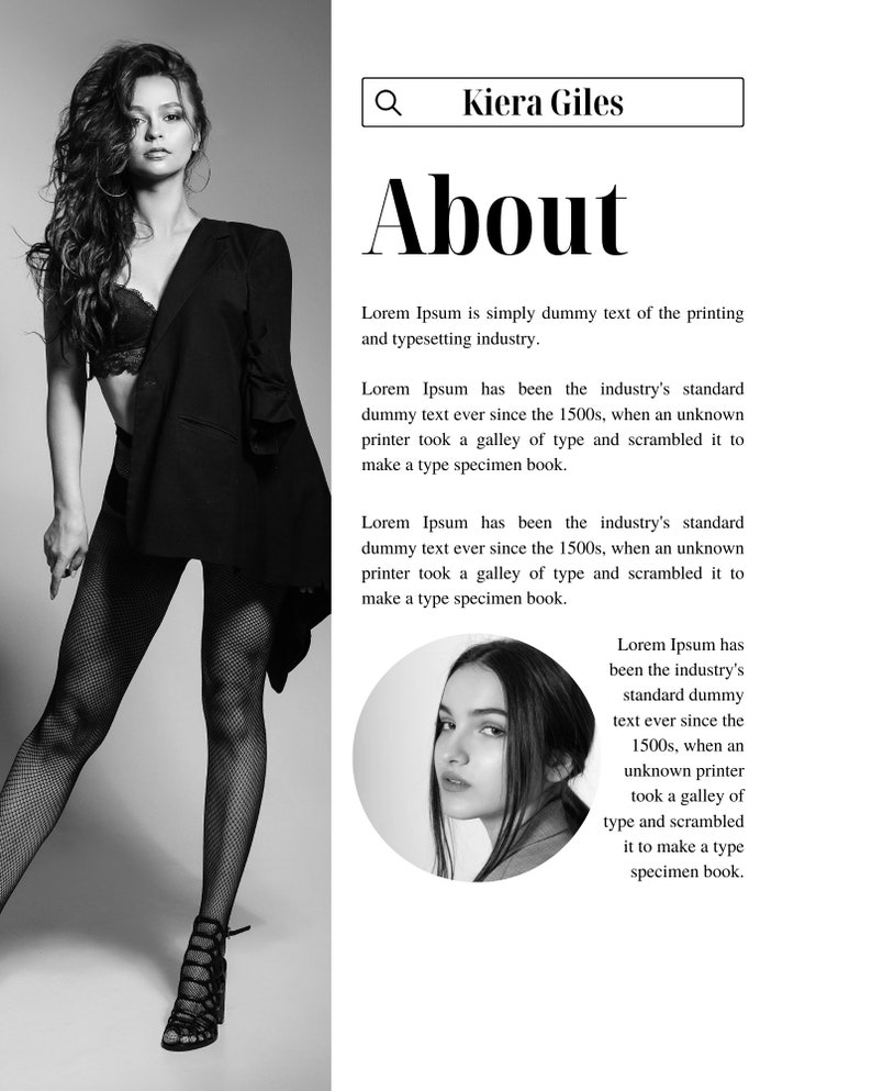 Editable Influencer Media Kit Template: Canva Design (digital Download ...