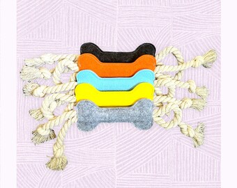 Handmade Colorful Dog Bone Toys Felt Bone Toys for Small - Etsy