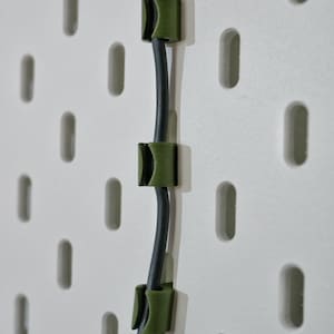 Ikea Skadis Pegboard Cable Clips | Sets of 5/10/15/20 | 3D Printed - Etsy