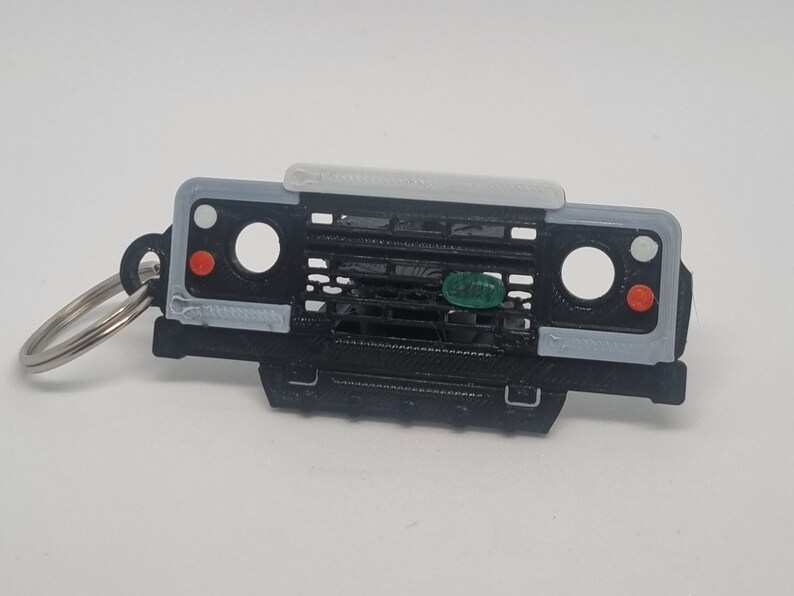 Land Rover Defender Grill Customisable Keychain Keyring - Etsy