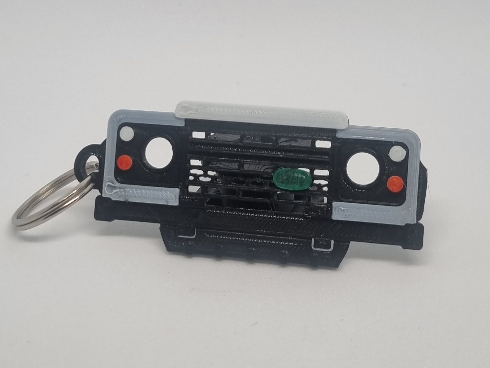 Land Rover Defender Grill Customisable Keychain Keyring - Etsy