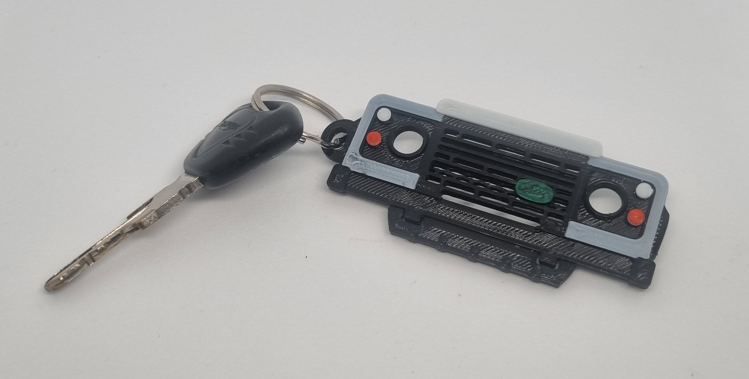 Land Rover Defender Grill Customisable Keychain Keyring - Etsy