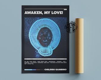Retro Awaken My Love Poster - Etsy