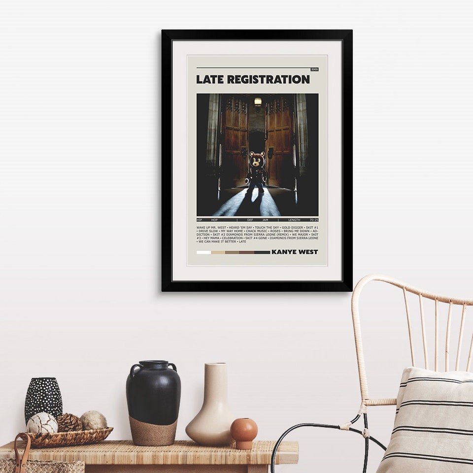 Kanye West Late Registration Poster Print | Kanye West Poster sold by ...