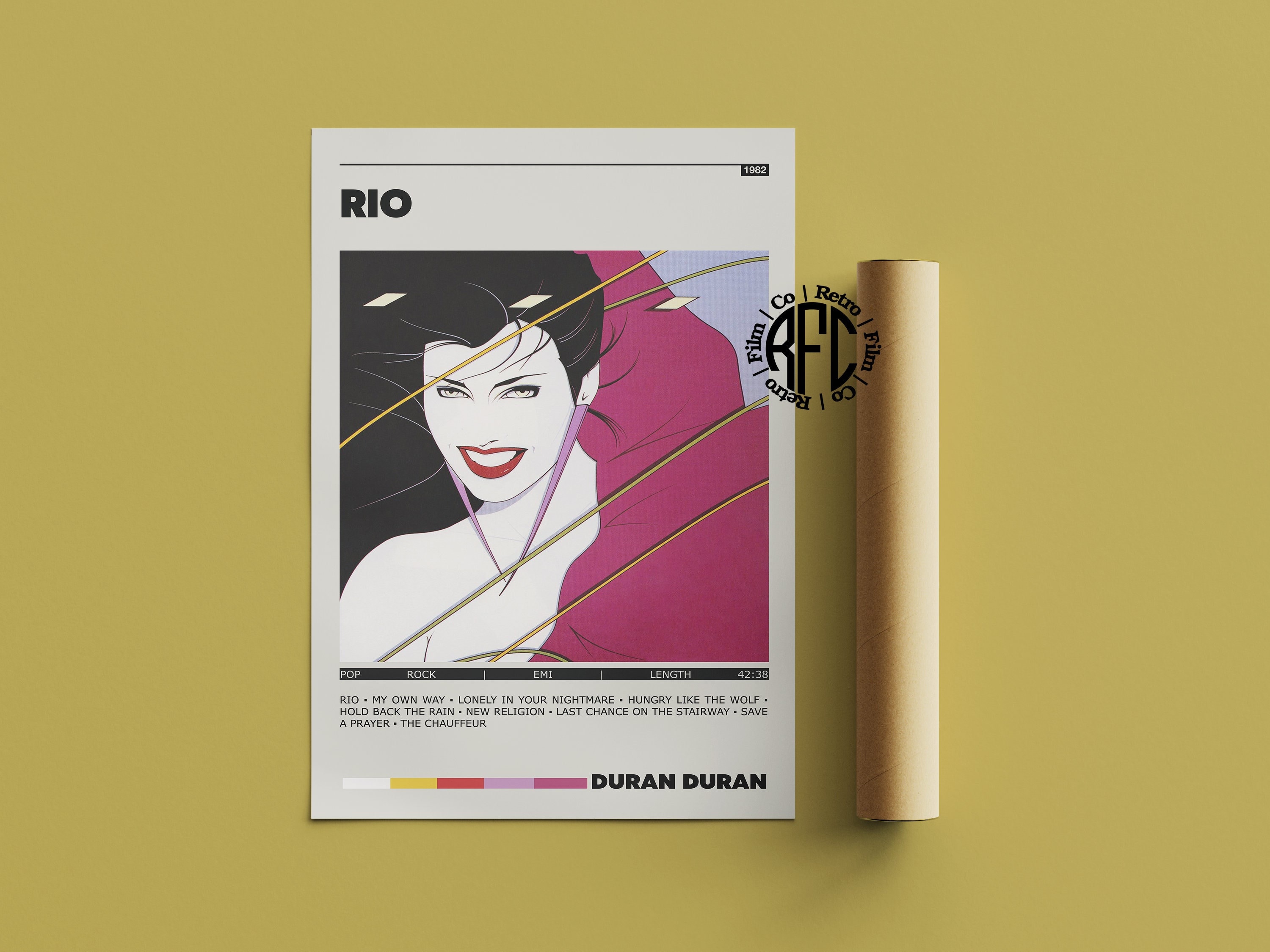 Duran Duran Rio Posters Designed & Sold By Eduardo Pena