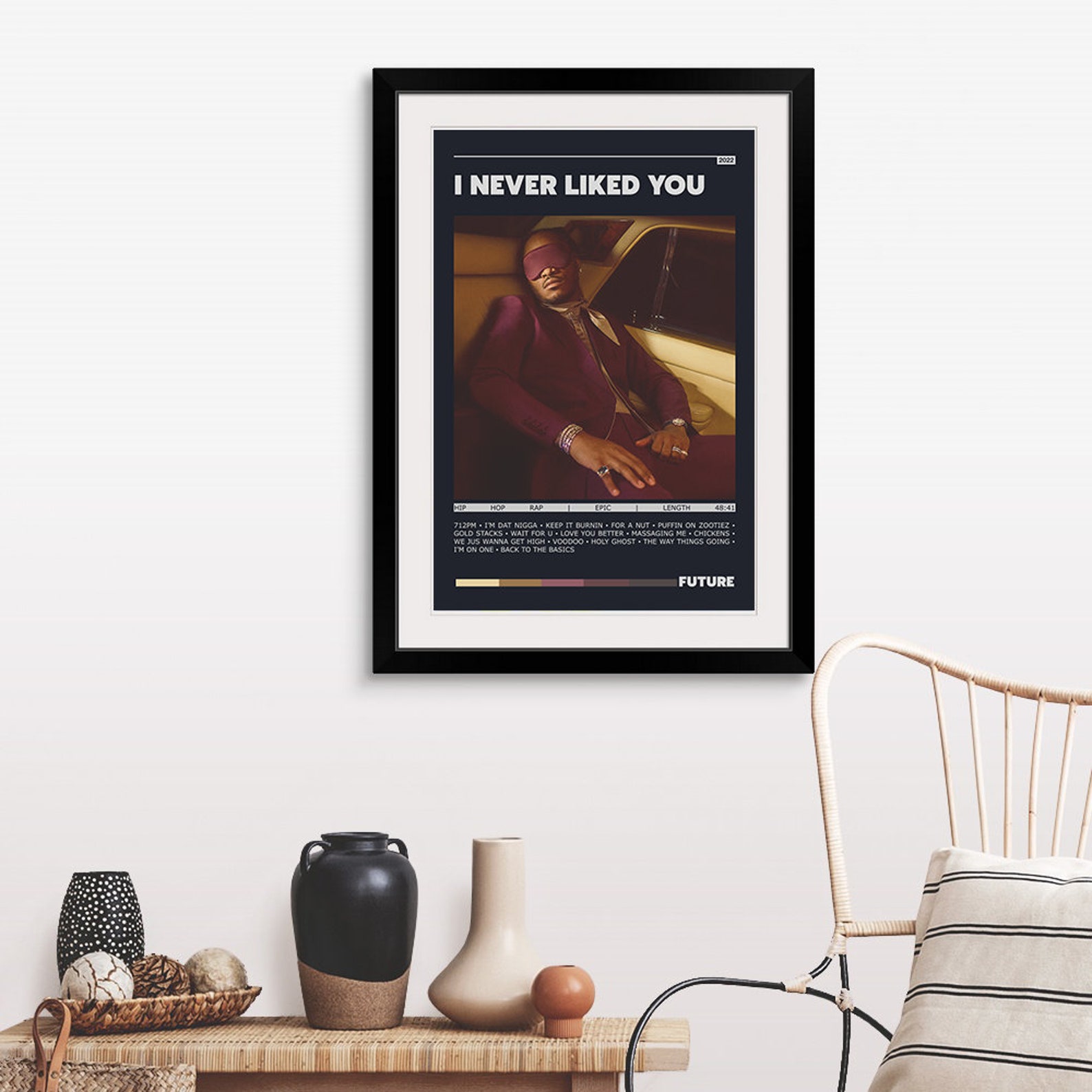 Future I Never Liked You Poster Print Future Retro Album - Etsy