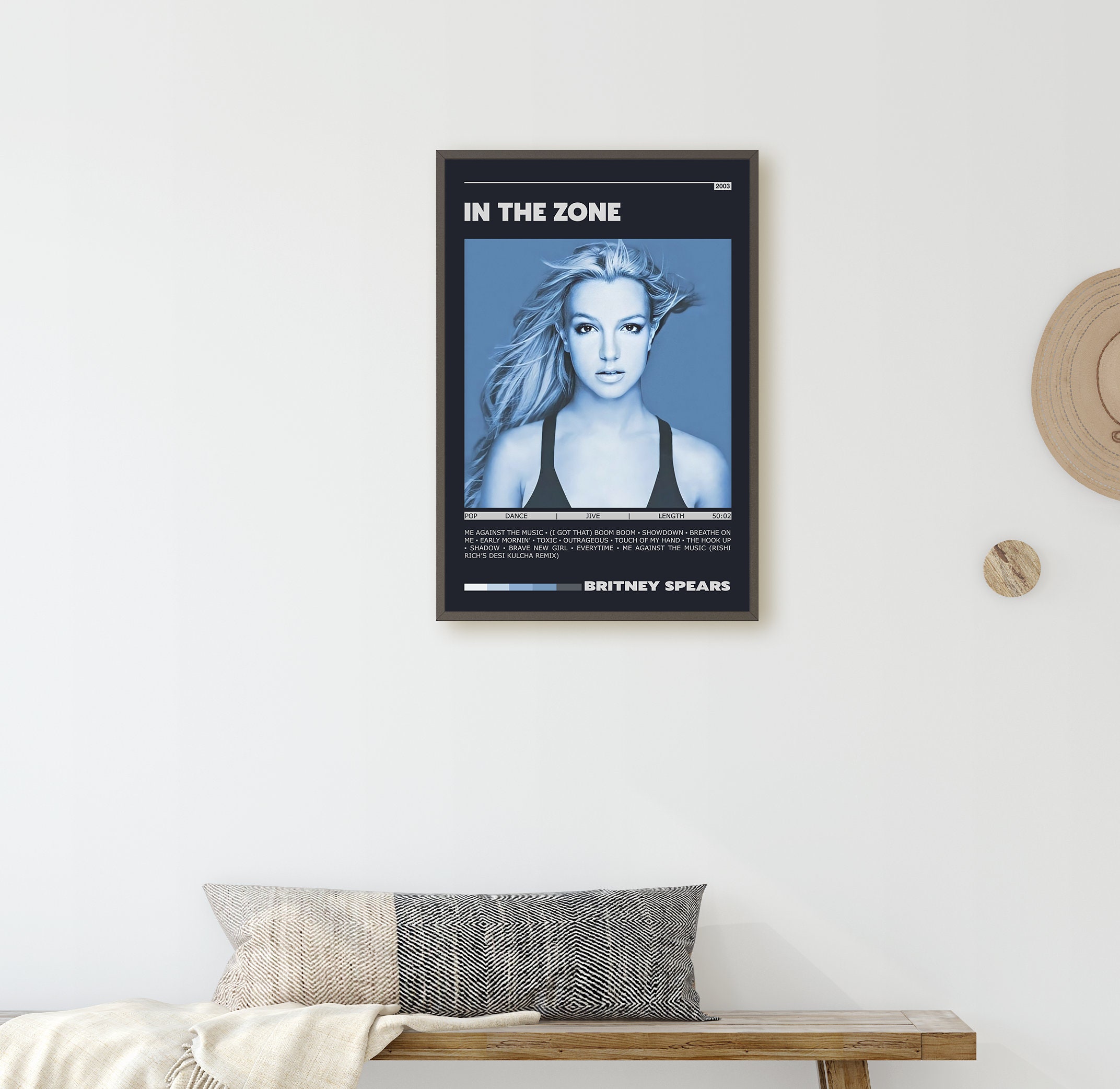 Britney Spears In The Zone Album Poster Print sold by Brian Robertson ...