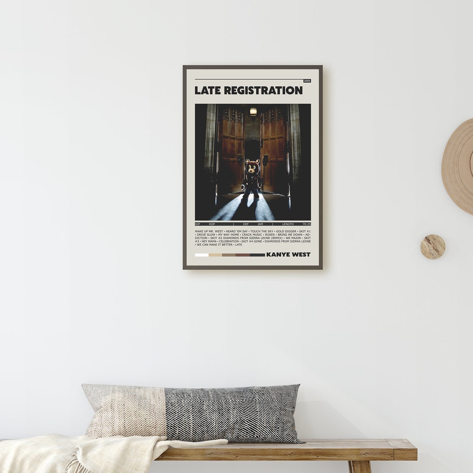 Kanye West Late Registration Poster Print | Kanye West Poster sold by ...