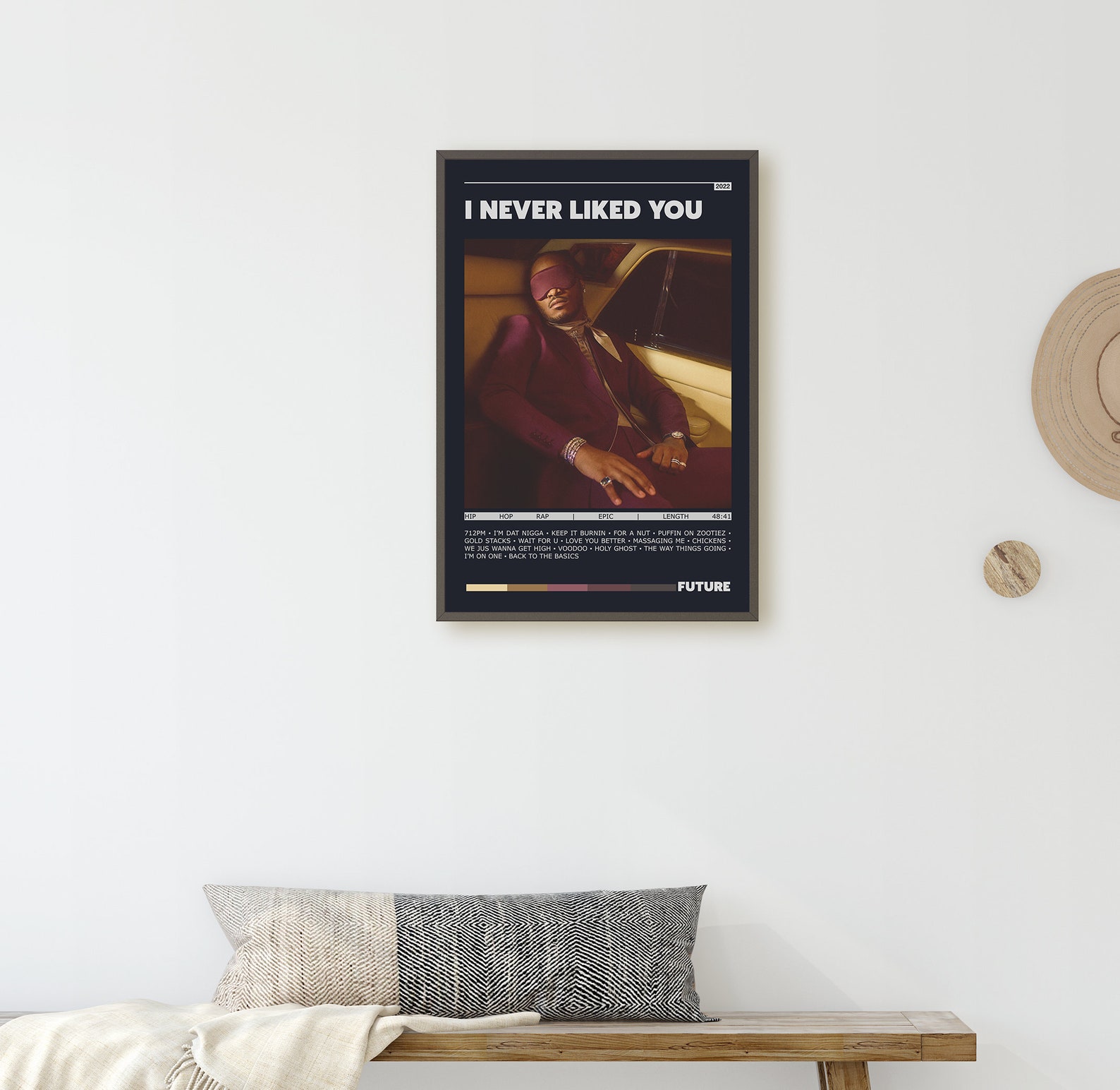 Future I Never Liked You Poster Print Future Retro Album - Etsy