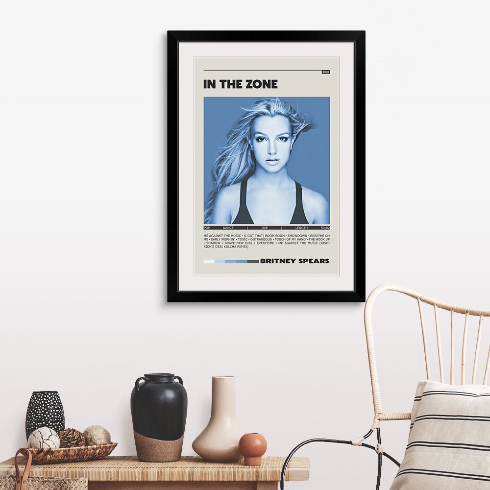 Britney Spears In The Zone Album Poster Print sold by Brian Robertson ...