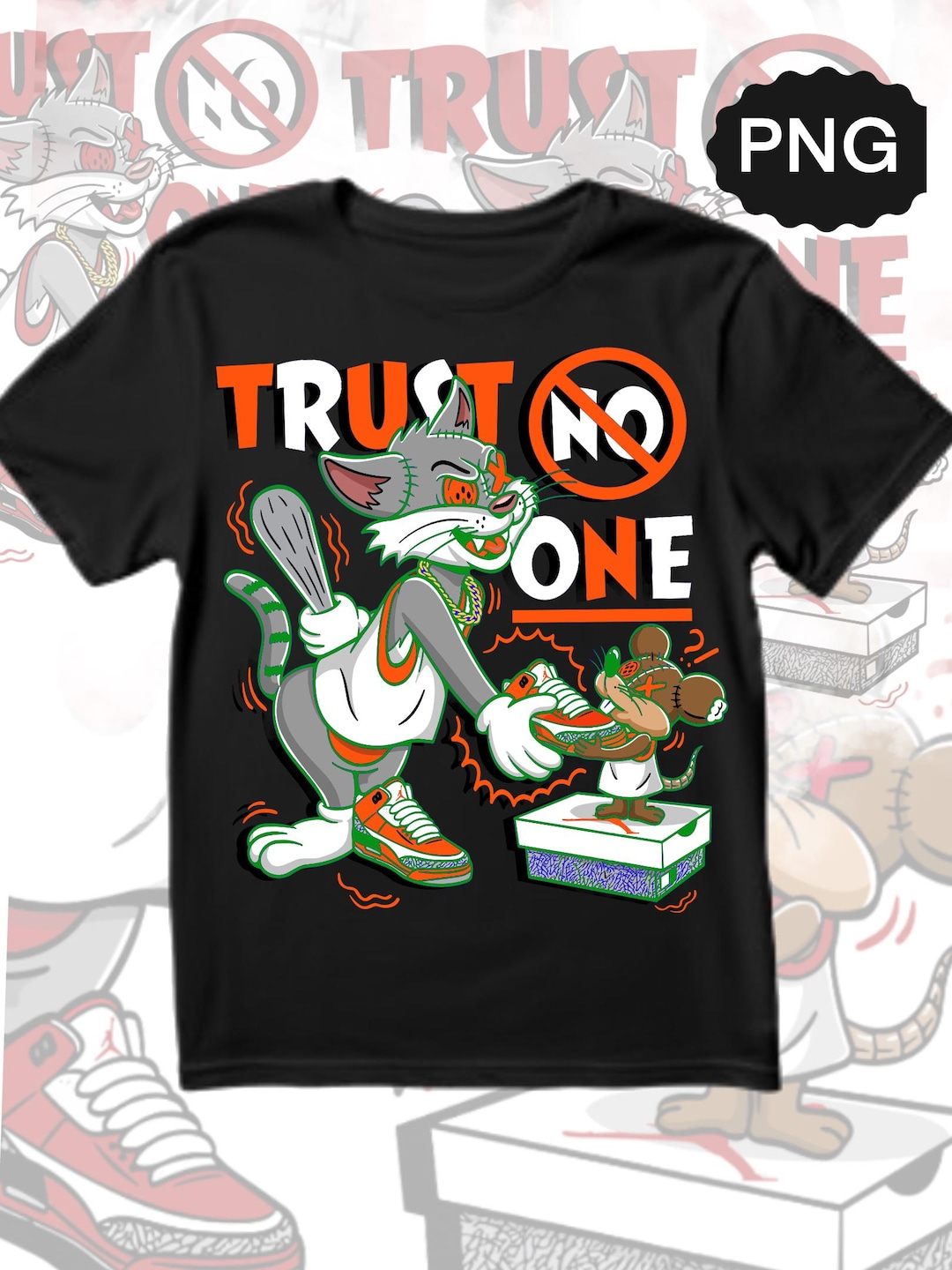 Trust None Tom N Jerry - Etsy