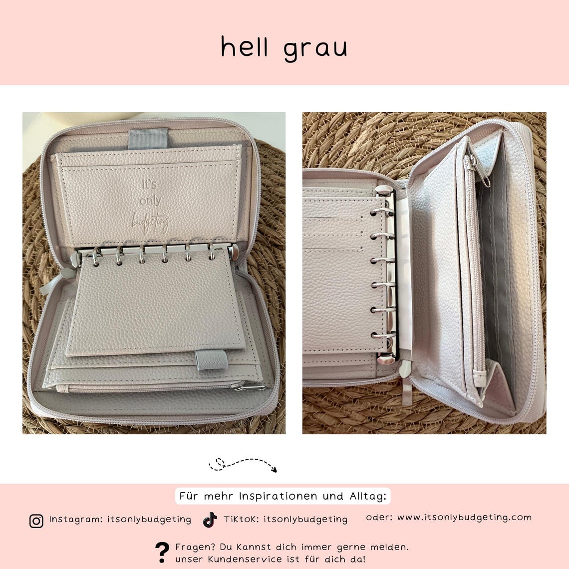 A7 Premium Pocket Binder WITH CHANGE POCKET and Inlay (privacy Screen ...