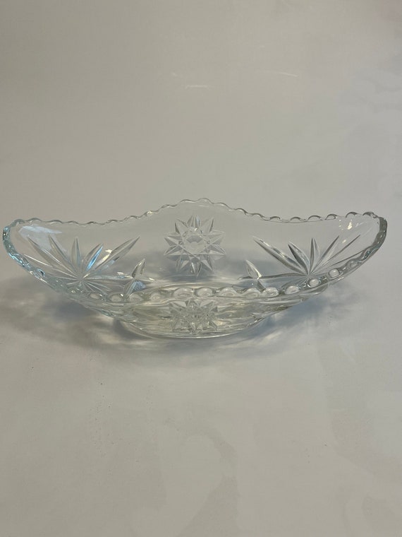 Vintage star of David Glass Gondola Dish - Etsy