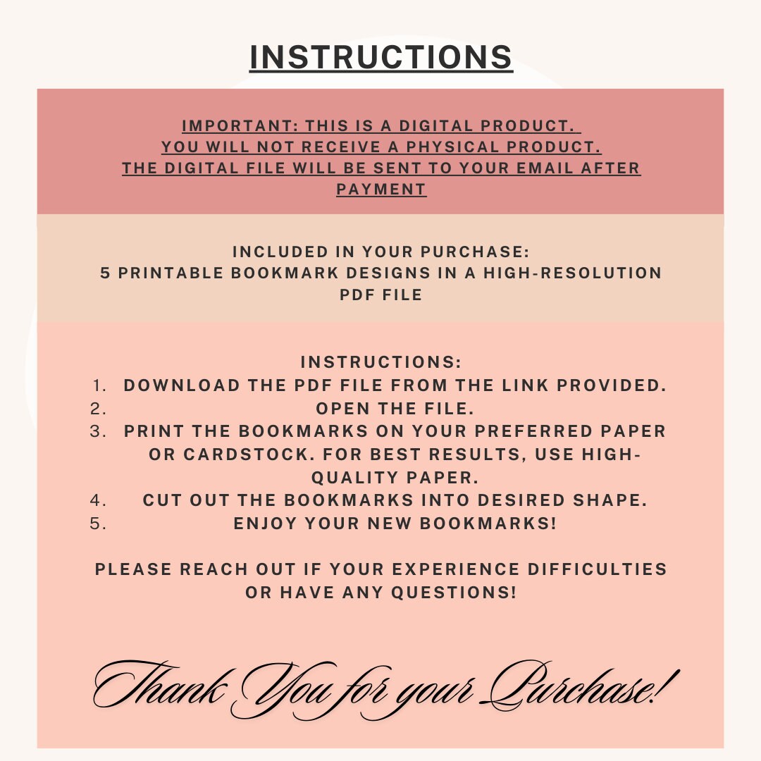 Lana Del Rey Lyrics Printable Bookmarks, Digital Bookmarks for Book ...