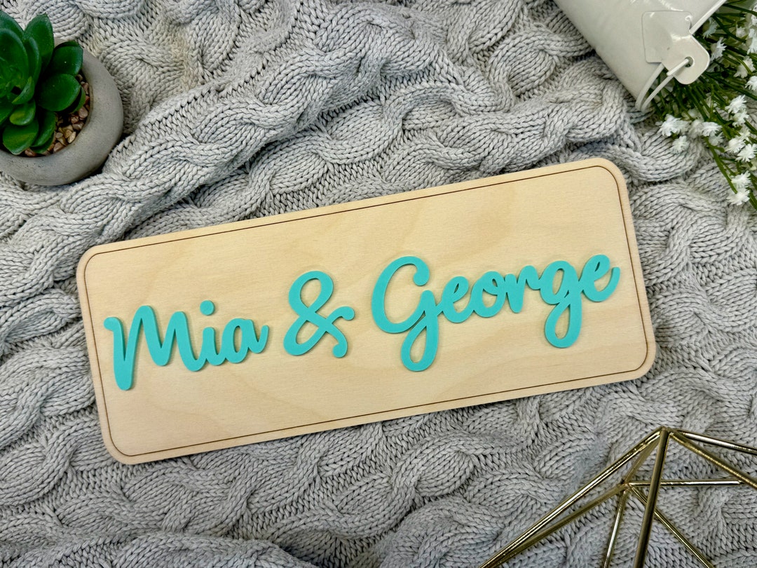 Bedroom Door Sign Personalised Wood Door Name Sign for Kids Bedroom ...