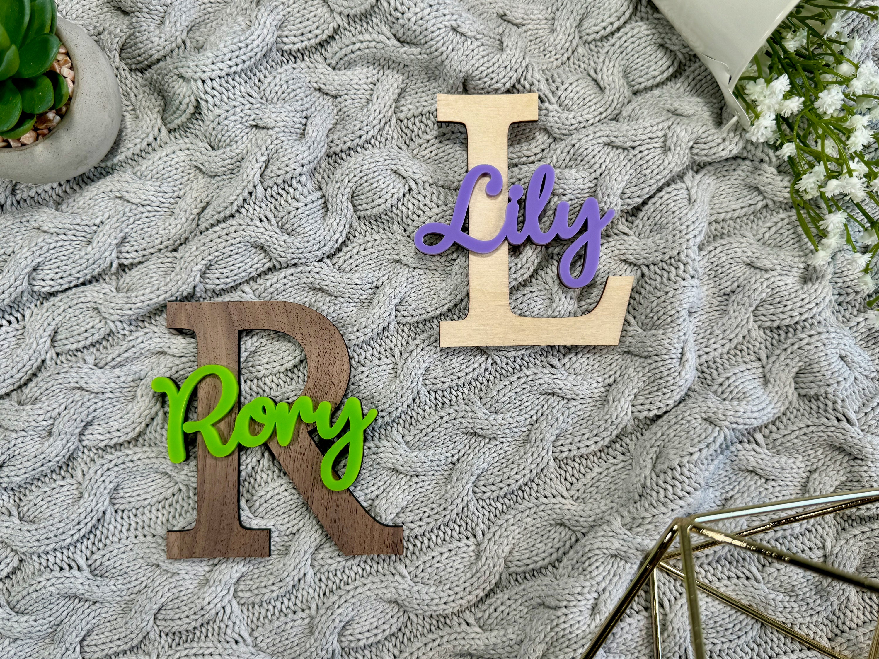 Bedroom Door Sign Personalised Letter & Name Sign Kids Door - Etsy