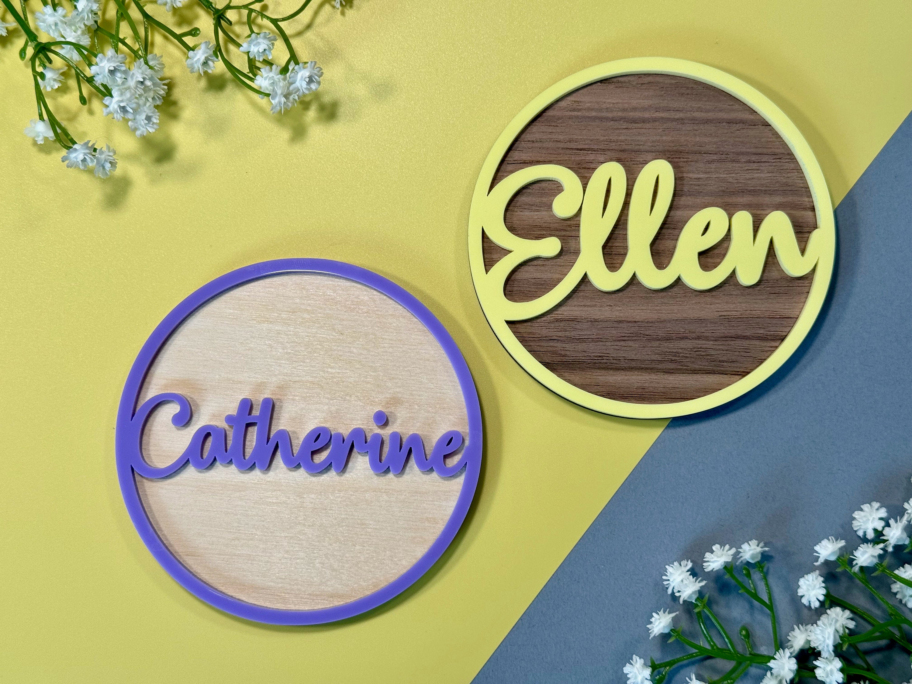 Bedroom Door Sign | Personalised Wood Door Name Sign for Kids Bedroom ...