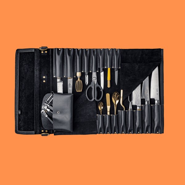 Leather Knife Roll - Etsy