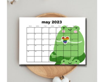 Printable 2023 Calendar Instant Download 2023 Planner - Etsy