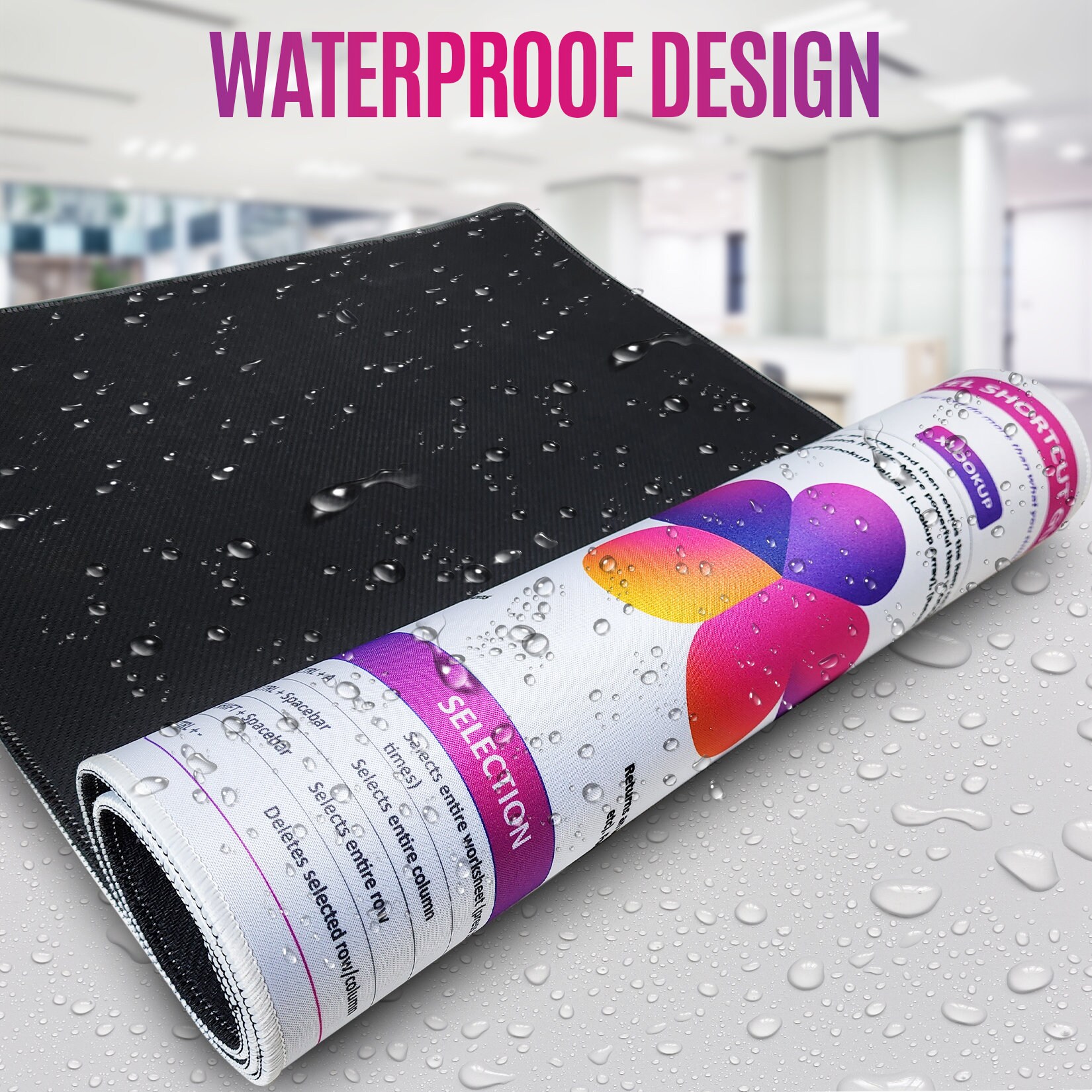 Excel Shortcut Mouse Pad – Premium Giant Mouse Pad for Excel Keyboard ...