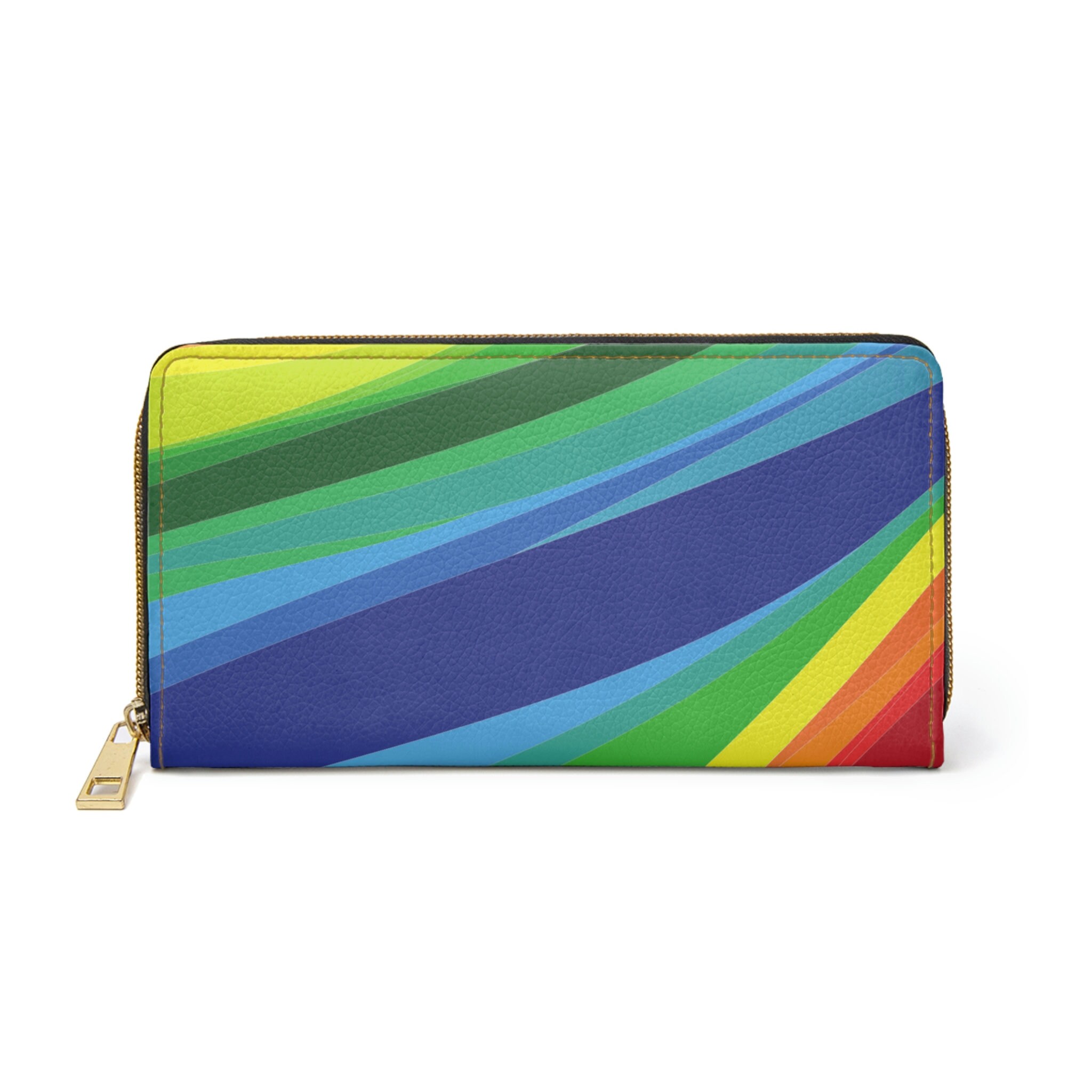 Rainbow Zipper Wallet - Etsy