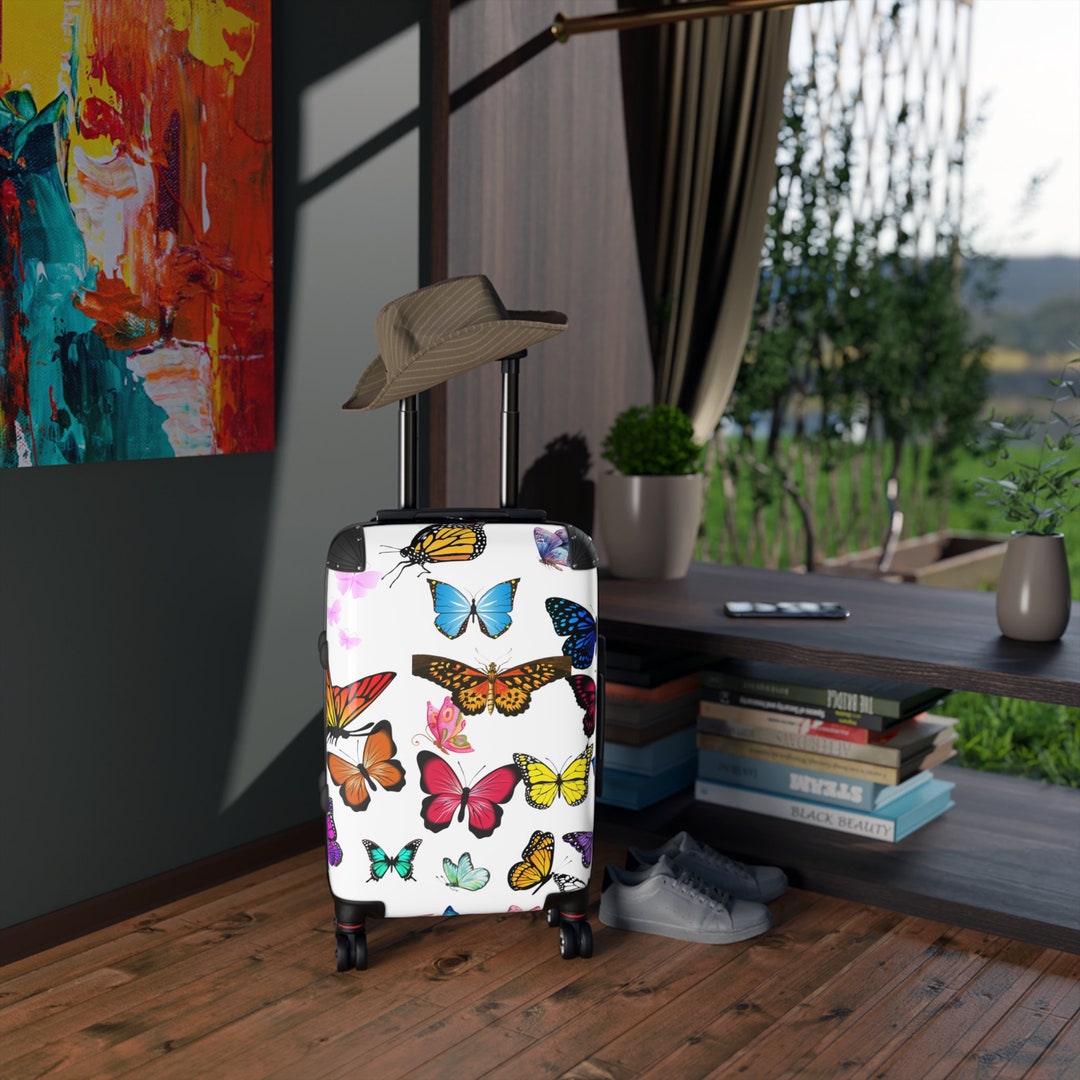 Butterfly Luxury Suitcase - Etsy
