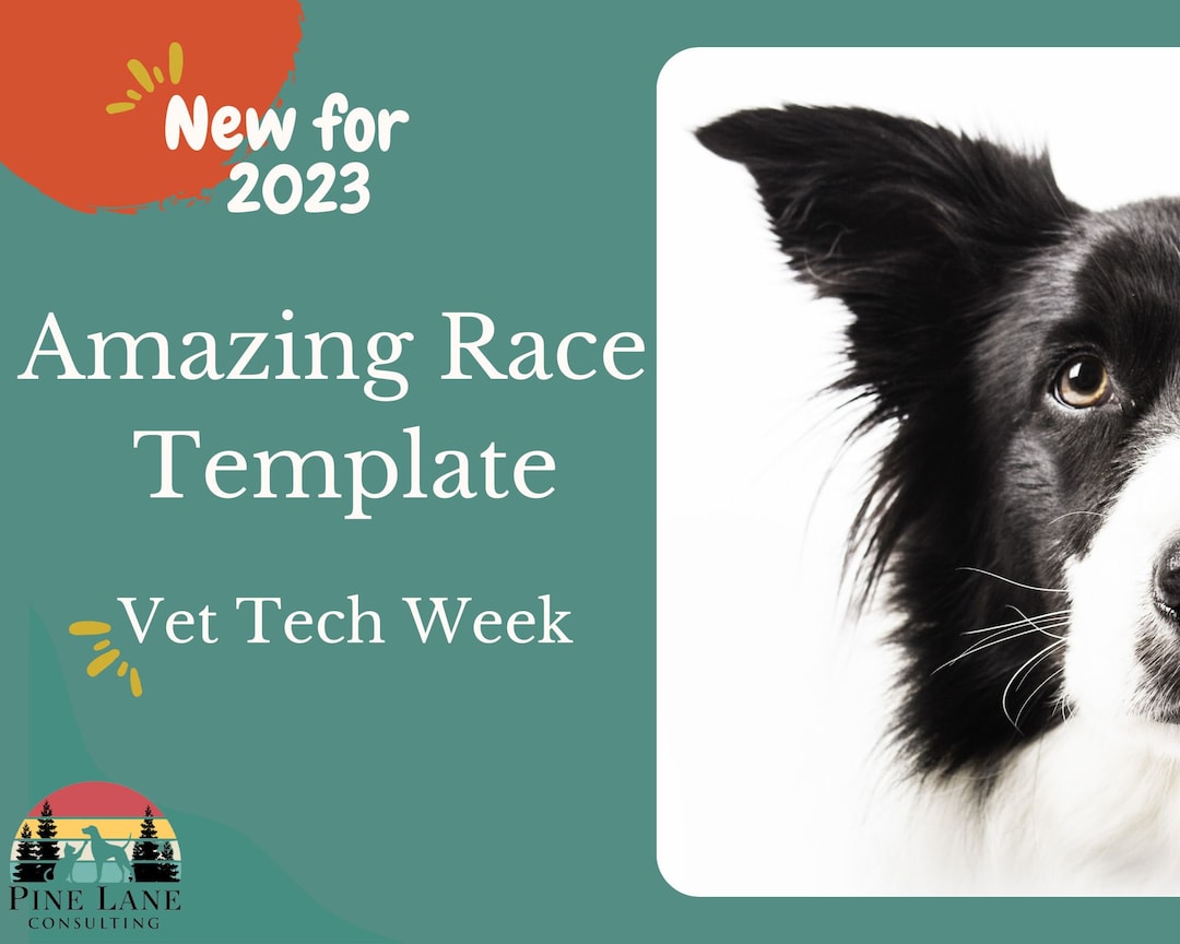 Vet Tech Week Amazing Race Instructions & Templates, Vet Tech Week Gift ...