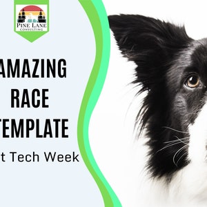 Vet Tech Week Amazing Race Instructions & Templates, Vet Tech Gift ...