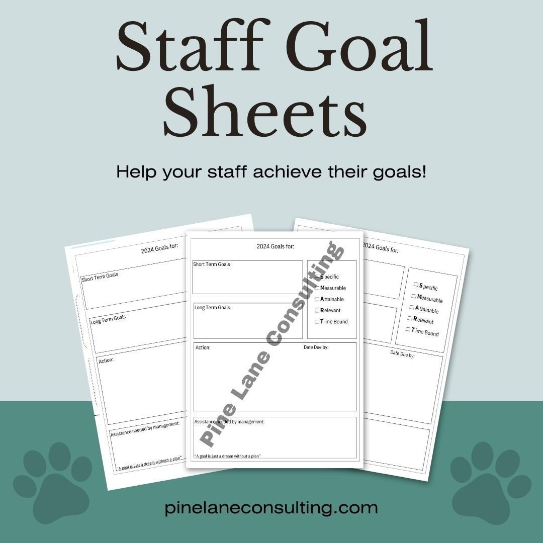 Veterinary Staff Goal Sheets: SMART Acronym (digital Download) - Etsy