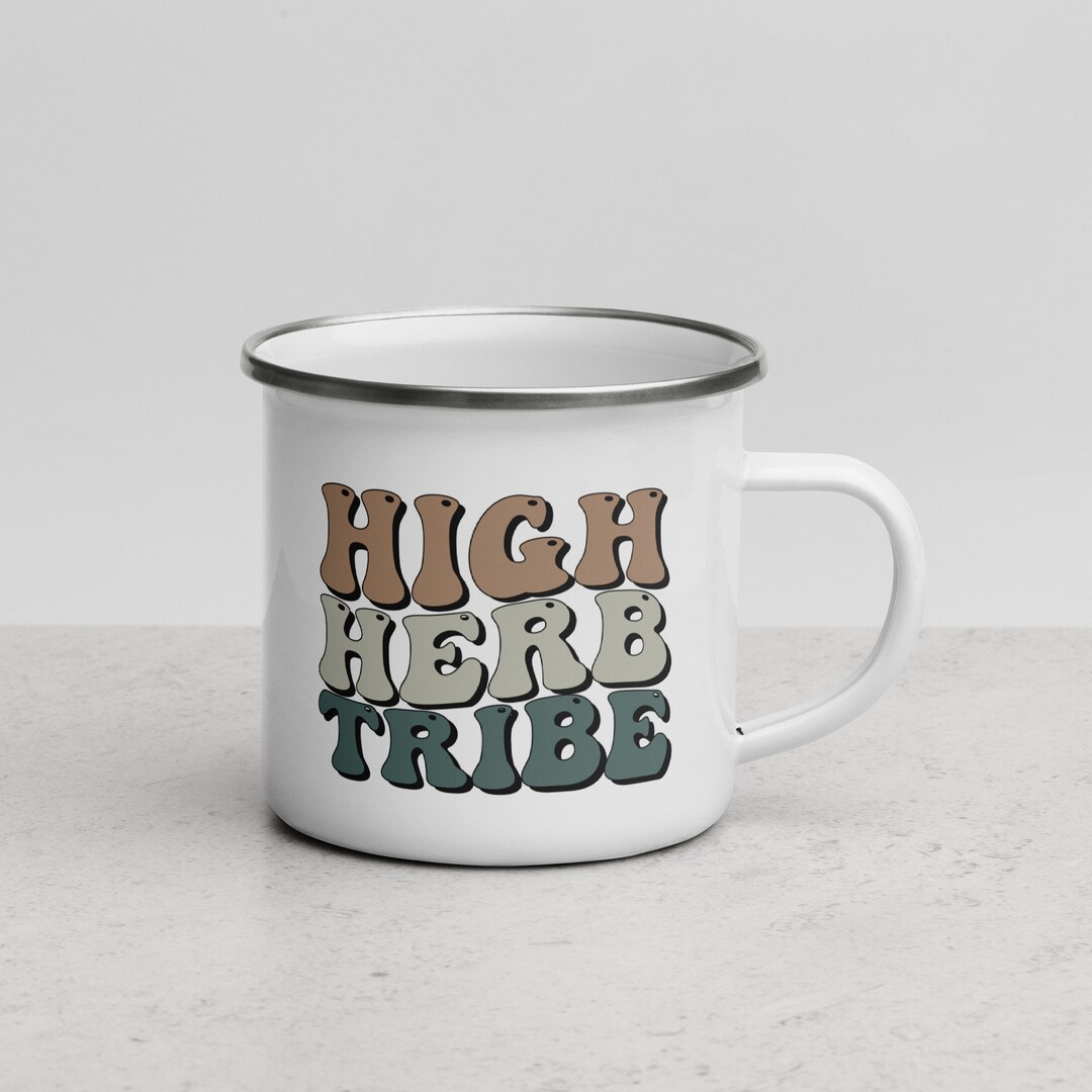 High Herb Tribe Camper Mug, Holistic Medicine Mug, Plant Medicine Lover ...