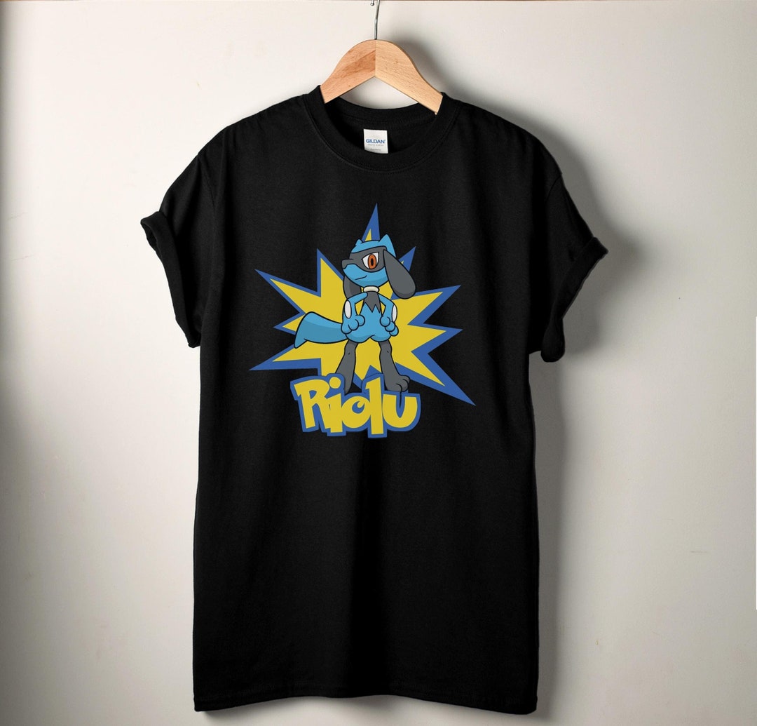 447 Riolu Shirt Anime & Manga T-shirt - Etsy