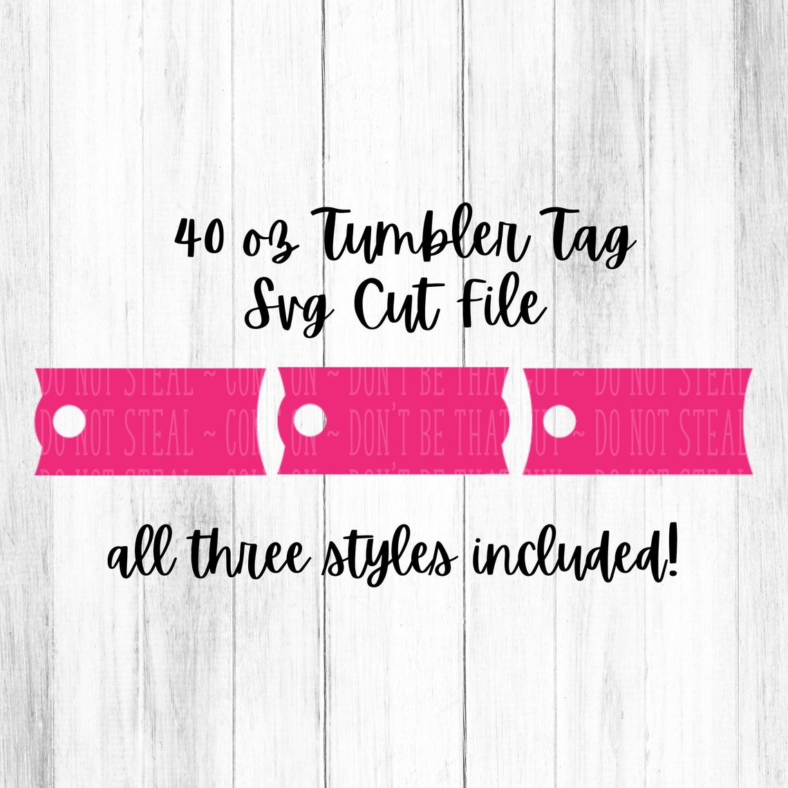 40oz Tumbler Name Tag SVG Cut File. (Instant Download) - Etsy