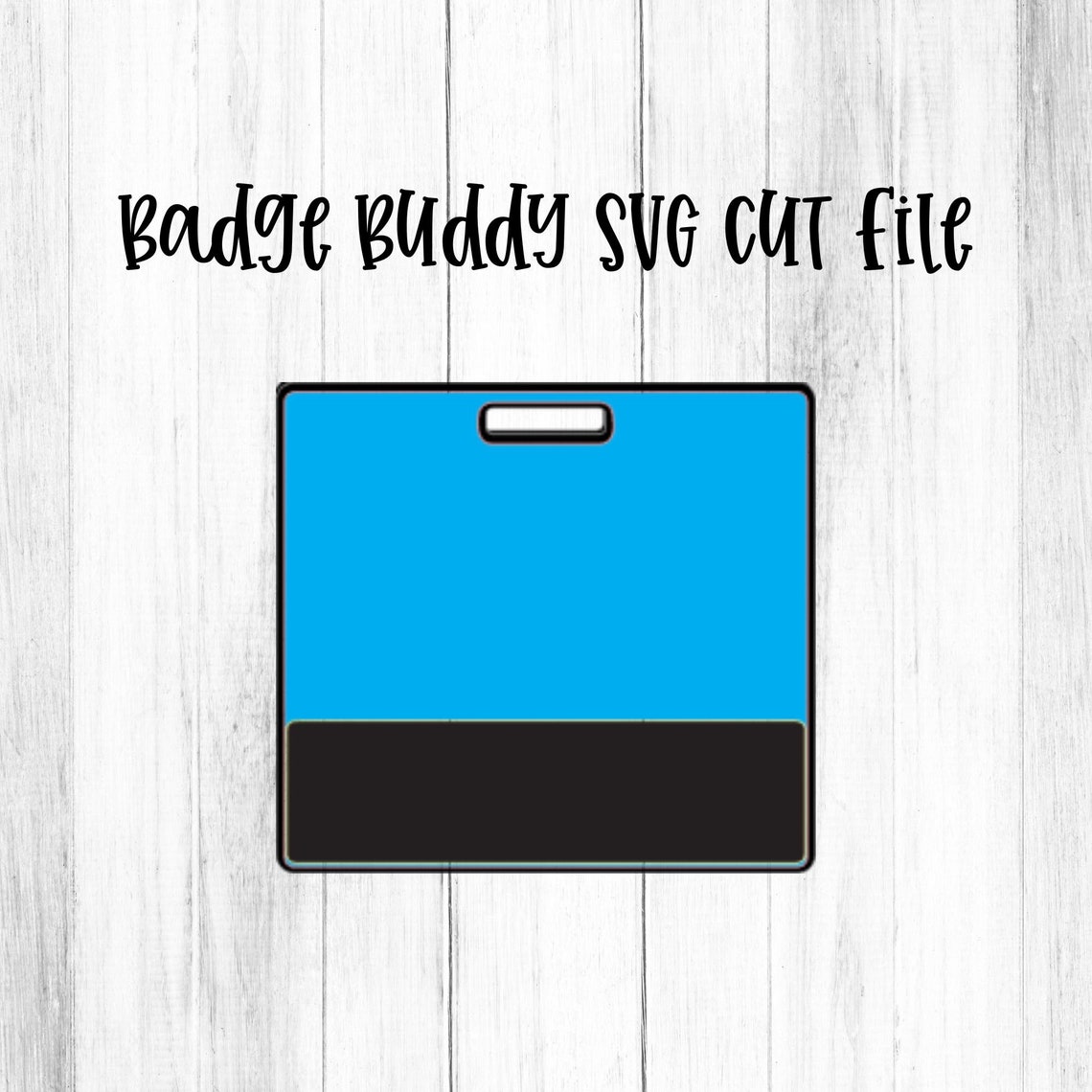 Horizontal Badge Buddy Digital SVG Cut File. - Etsy