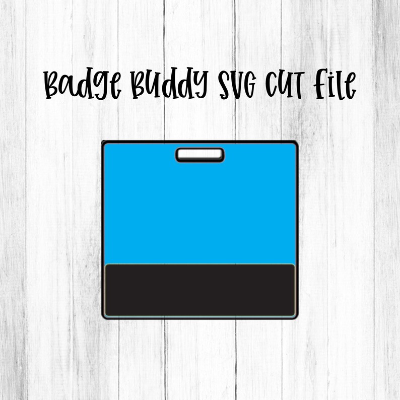 Horizontal Badge Buddy Digital SVG Cut File. - Etsy