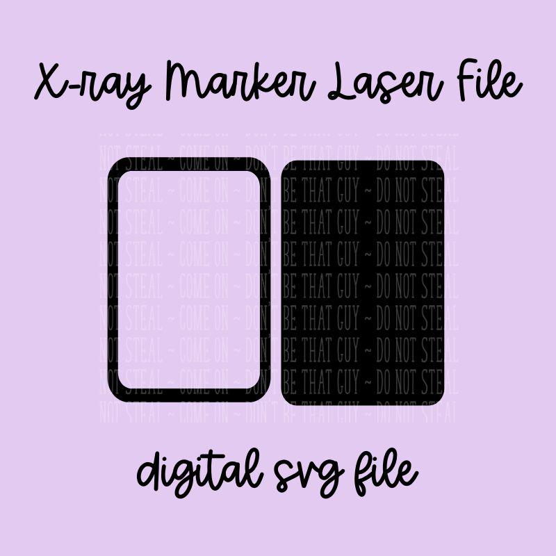 X-ray Marker Cut File for a Laser Cutting Machine. - Etsy