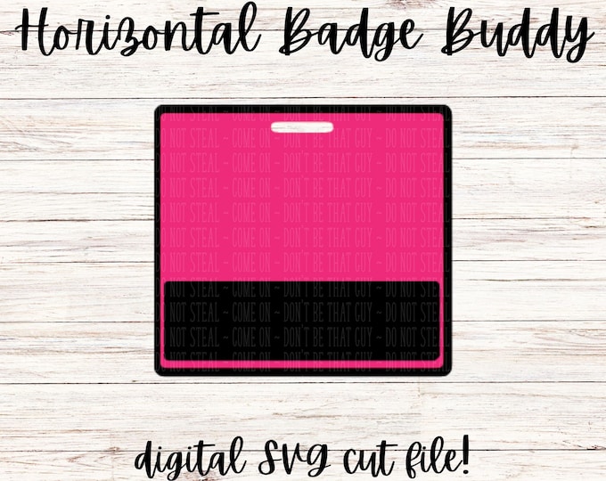Horizontal Laser Cut Badge Buddy Filebadge Buddy Filesbadge Buddy Laser ...