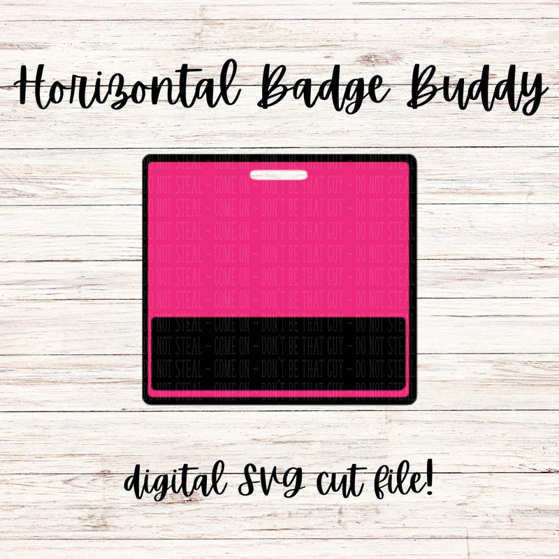 Badge Buddy Template - Etsy