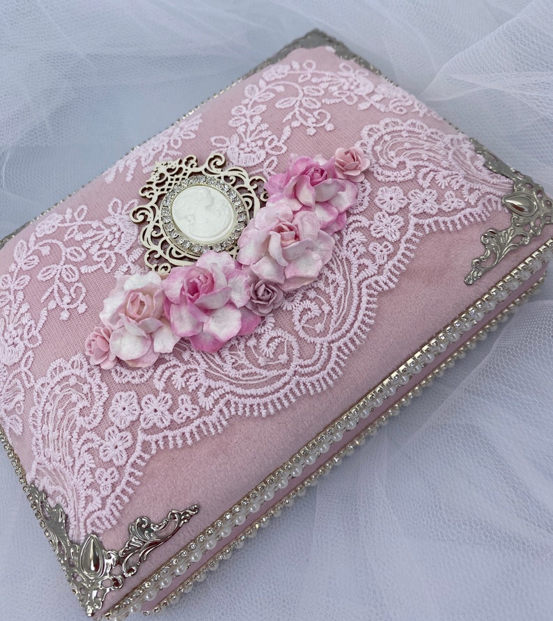 Pretty Pink Handmade Jewelery Box, Fairy Tale Bijouterie, Vintage ...