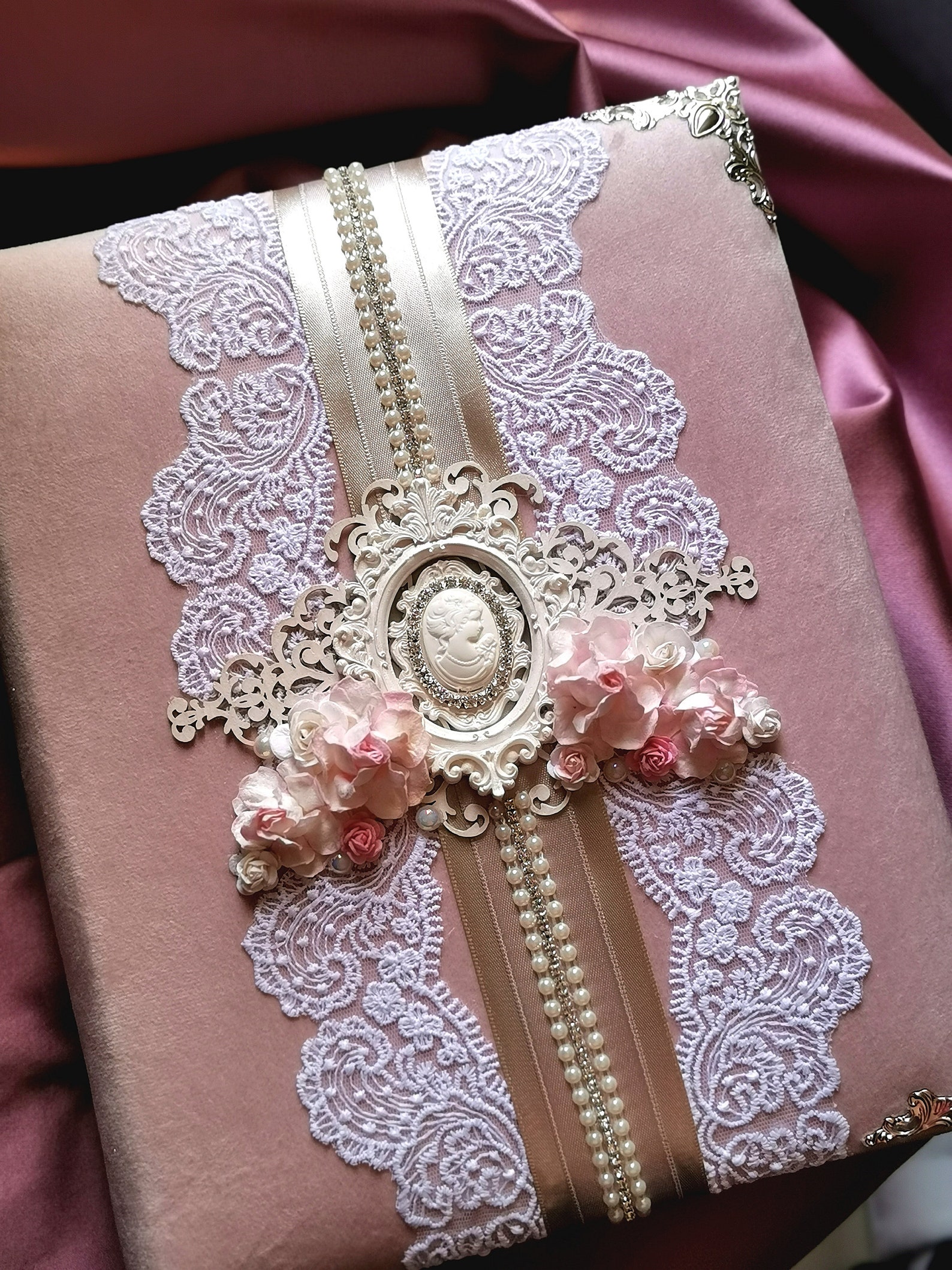 FAIRY TALE Photo Album, Slip-in Photo Album Handmade Album Velvet Album ...