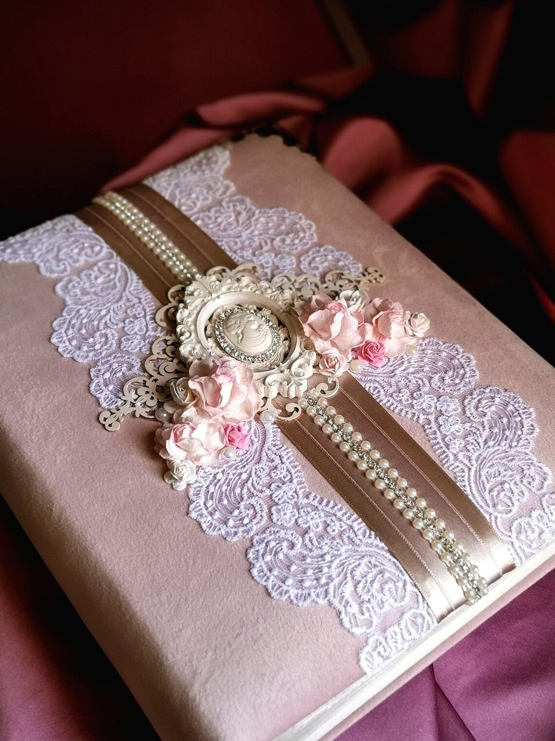 FAIRY TALE Photo Album, Slip-in Photo Album Handmade Album Velvet Album ...