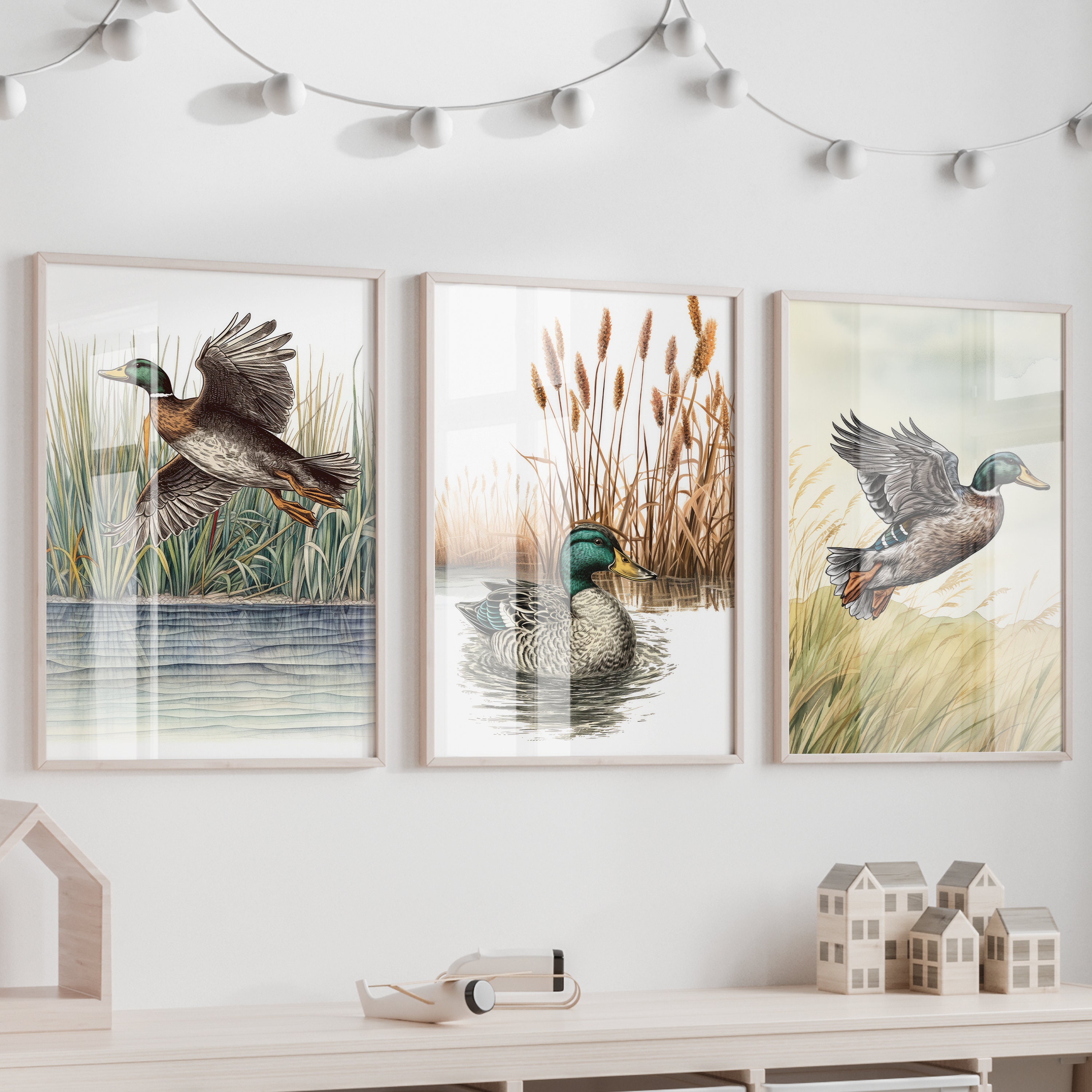 Duck Nursery Wall Art Hunting Nursery Prints Hunting Decor Nursery ...