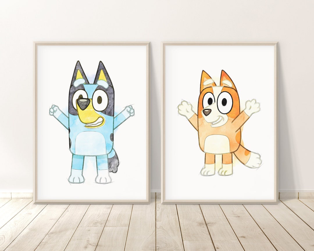 Blue Dog Show Blue Dog Poster Blue Dog Print Bingo Print PRINTABLE Kids ...