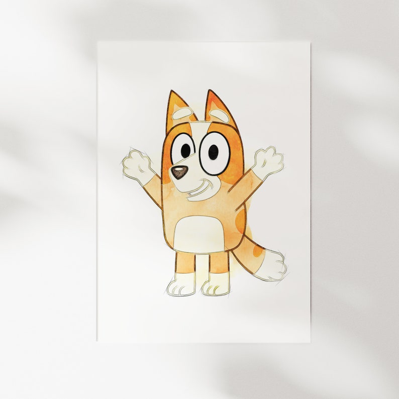 Blue Dog Show Blue Dog Poster Blue Dog Print Bingo Print PRINTABLE Kids ...